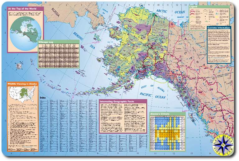 Alaska Road Trip Travel Map | Overland Adventures and Off-Road